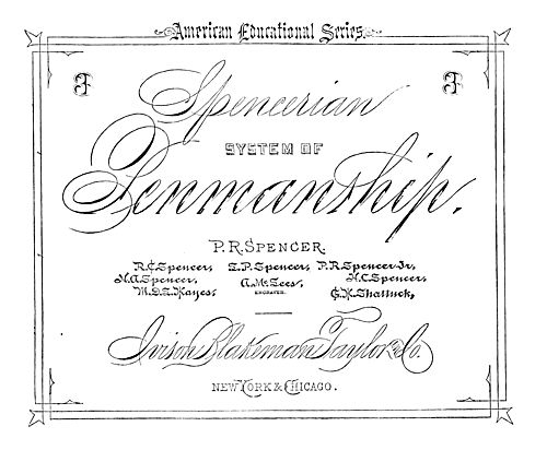 Spencerian system of penmanship | Digital Pitt