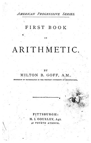 First book in arithmetic | Digital Pitt
