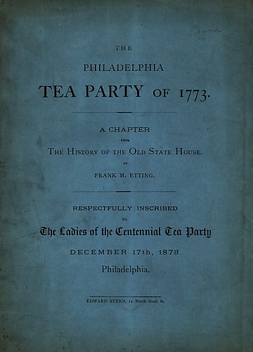 The Philadelphia Tea Party of 1773 | Digital Pitt