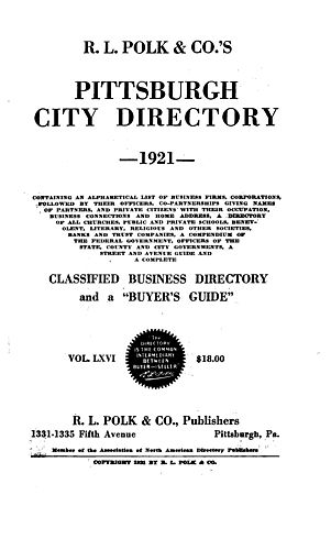 R.L. Polk & Co.'s Pittsburgh city directory | Digital Pitt