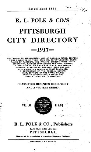 R.L. Polk & Co.'s Pittsburgh city directory | Digital Pitt