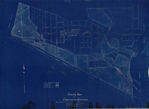 Zoning map of Emsworth Borough | Digital Pitt