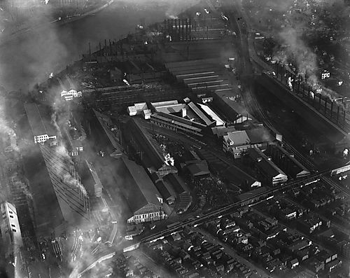 Aerial View of the Homestead Steel Works | Digital Pitt
