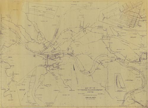 Map of the Pittsburgh Railways Company system | Digital Pitt