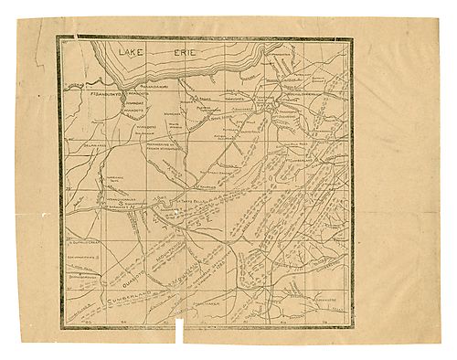 Map of the Ohio River Valley and surrounding area | Digital Pitt