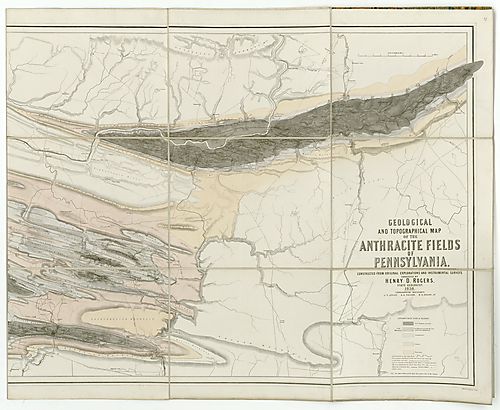 Anthracite fields of Pennsylvania - Sheet 1 of 2 | Digital Pitt